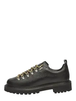 G.H. BASS & CO. Hiker Low Boot - Black Textured Leather