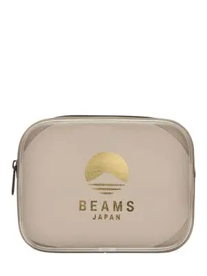 BEAMS Logo Pouch - Brown