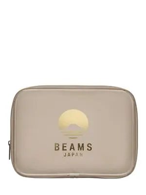 BEAMS Logo Pouch - Brown