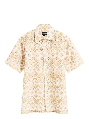 Ahluwalia Kada Short Sleeve Shirt - Cream