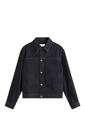 JIL SANDER Boxy Denim Jacket - Magnet