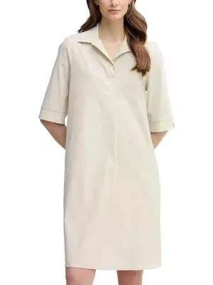 Joseph Ribkoff Polo-collar Mini Dress - Neutrals