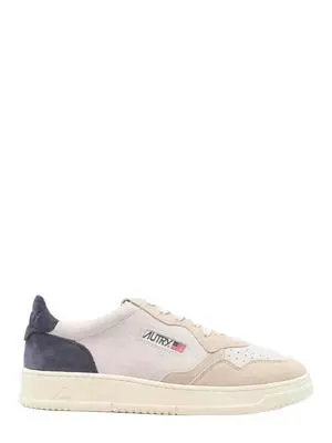 AUTRY Medalist Panelled Lace-Up Sneakers Neutrals