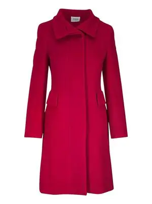 Akris Tailored Coat With Flap Pockets - Red