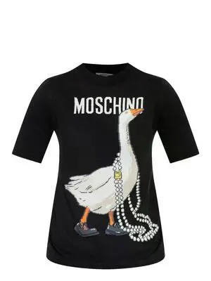 Moschino Printed T-shirt - Black