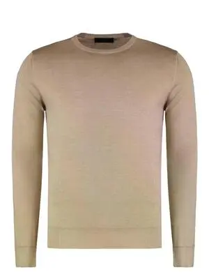 MOORER Ovieto-xw Crew-neck Sweater - Neutrals
