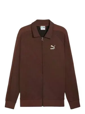 PUMA Logo-detail Track Jacket - Brown