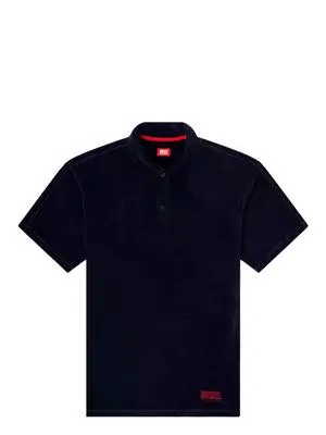 DIESEL® Joshua-d-core Embroidered-logo Polo Shirt - Blue