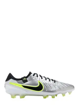 Nike Tiempo Legend 10 Elite Fg Metallic Sneakers - Silver