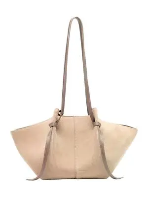 Yuzefi Large Mochi Suede Tote Bag - Brown