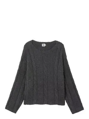 B+AB Long-sleeve Relaxed Fit Sweater - Grey