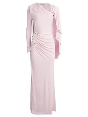 SELF-PORTRAIT Jersey Maxi Dress - Pink