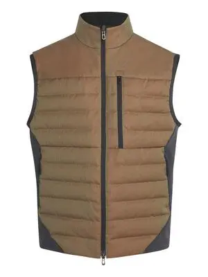 Sease Wool-blend Intrepid Down Gilet - Brown