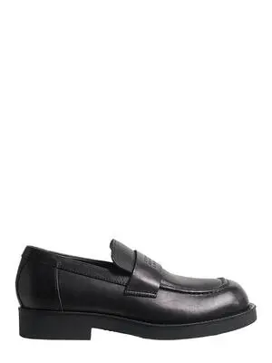 MAISON MARGIELA Leather City Biker Loafers - Black