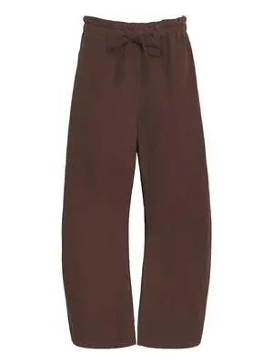 Polo Ralph Lauren Cotton Curved Tapered Trousers - Brown