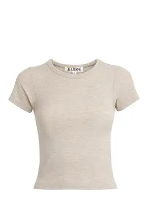 Eterne Ribbed Baby T-shirt - Beige