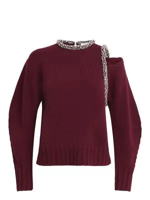 Simkhai Wool-cashmere-blend Monroe Sweater - Red