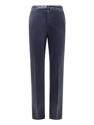 Kiton Lyocell Blend Trousers - Blue