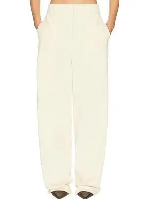 HELSA The Baggy Trouser In Corduroy - Cream