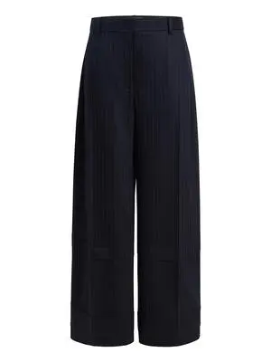 Khaite Linden Pant - Navy / White