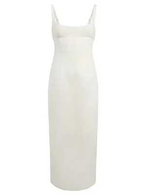 Khaite Lotte Sheath Dress - Cream