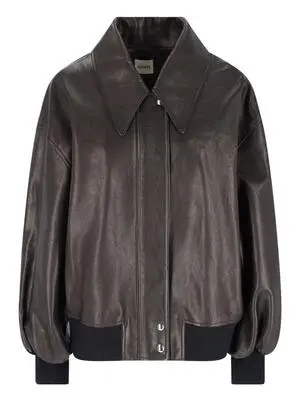 KHAITE Shelman Leather Jacket