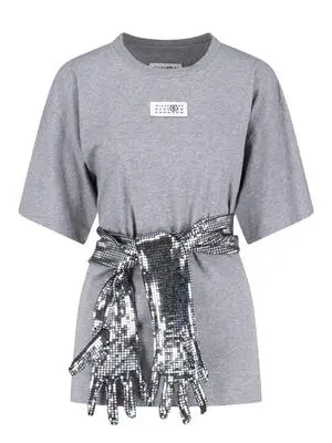 MAISON MARGIELA Gloves T-shirt - Gray