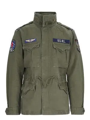 Polo Ralph Lauren Military Jacket With Patches - Green