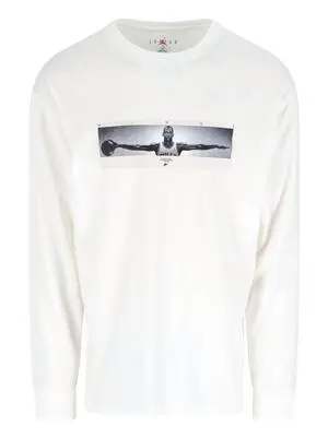 Nike Jordan Cotton Sweater - White
