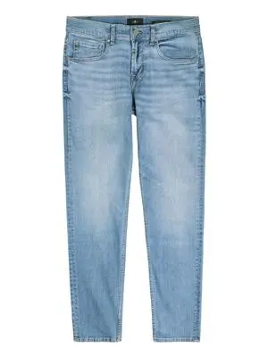 7 For All Mankind Slimmy Tapered Luxe Performance Jeans Light Blue