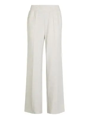 Varley The Wide Leg 30 Pintuck Jersey Sweatpants - Ivory