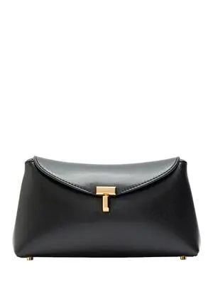 TOTÊME T-Lock Mini Leather Clutch