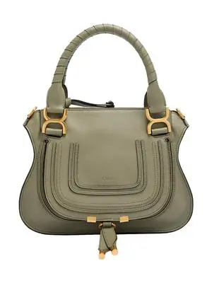 Chloé Marcie Small Leather Shoulder Bag - Green