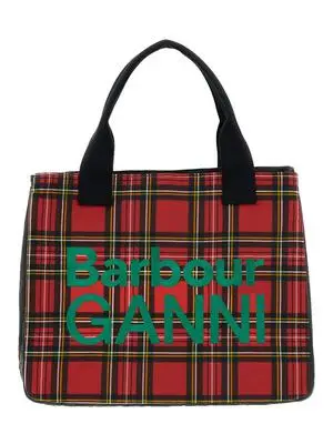 Barbour Barbour X GANNI Tote Bag Red