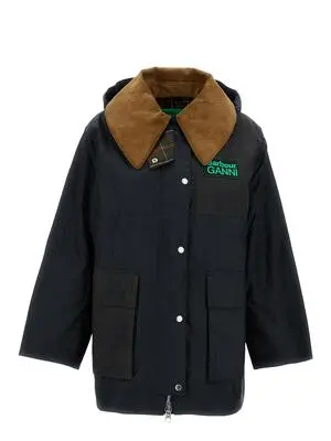 Barbour X Ganni Duffle Coat - Multicolor