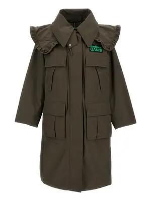 Barbour X Ganni Parka - Green