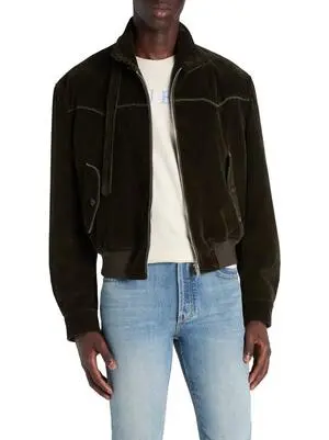 ALEXANDER MCQUEEN Corduroy Harrington Jacket