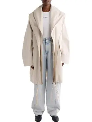 Givenchy Cotton & Nylon Double Zip Parka - Light Beige