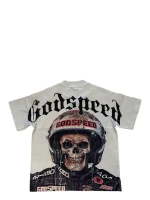 GODSPEED Crash Out T-shirt - Bone