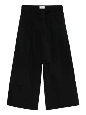 ST. AGNI Tie-waist Trousers - Black
