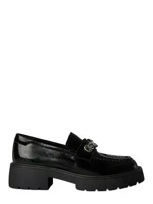 Calvin Klein Leather Loafers - Black