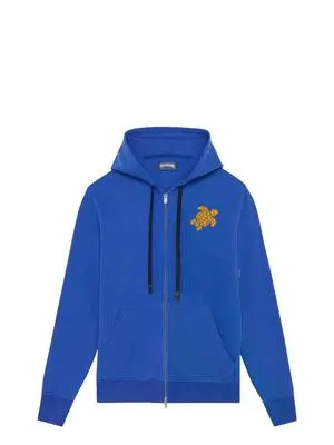 Vilebrequin Logo-embroidered Hoodie - Blue