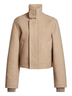 VICTORIA BECKHAM Victoria Beckham Wool-Blend Bomber Jacket