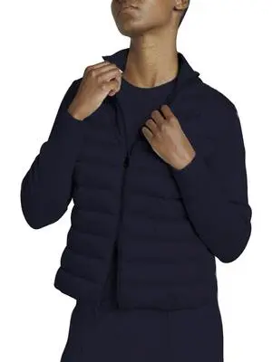 Moncler Hybrid Puffer Cardigan - Navy