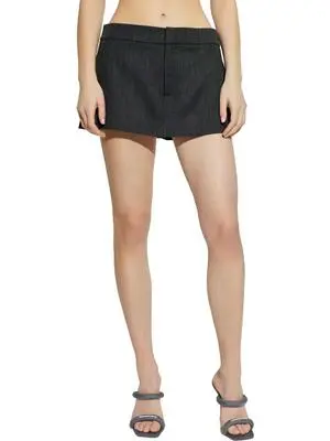 Alexander Wang Tailored Mini Skort - Grey