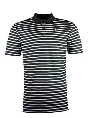 Nike Victory Striped Polo Shirt - Black