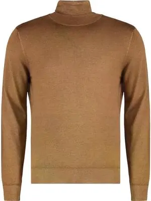 MOORER TODI-XW Roll-Neck Sweater Brown