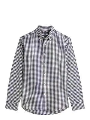 Tommy Hilfiger Gingham Long-sleeved Shirt - White