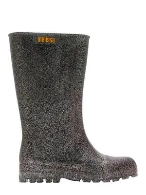 Melissa Welly Glitter Boots - Black