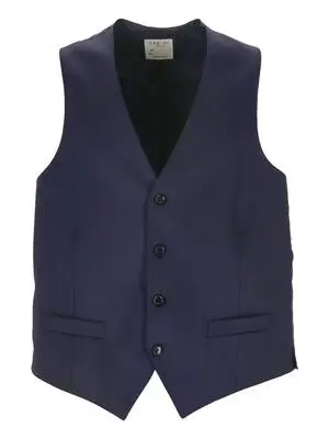 L.B.M. 1911 Buttoned Waistcoat - Blue